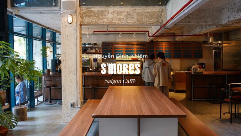 動植物園の向かい、人気カフェの新店舗＊S’mores Saigon – Nguyễn Binh Khiêm@サイゴン街区 | 月曜日のバインミー